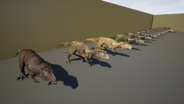 기가노토사우루스 언리얼 엔진 - Unity 프로젝트 3D 모델 - TurboSquid 2201600