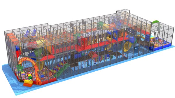 obstacle play 3d model