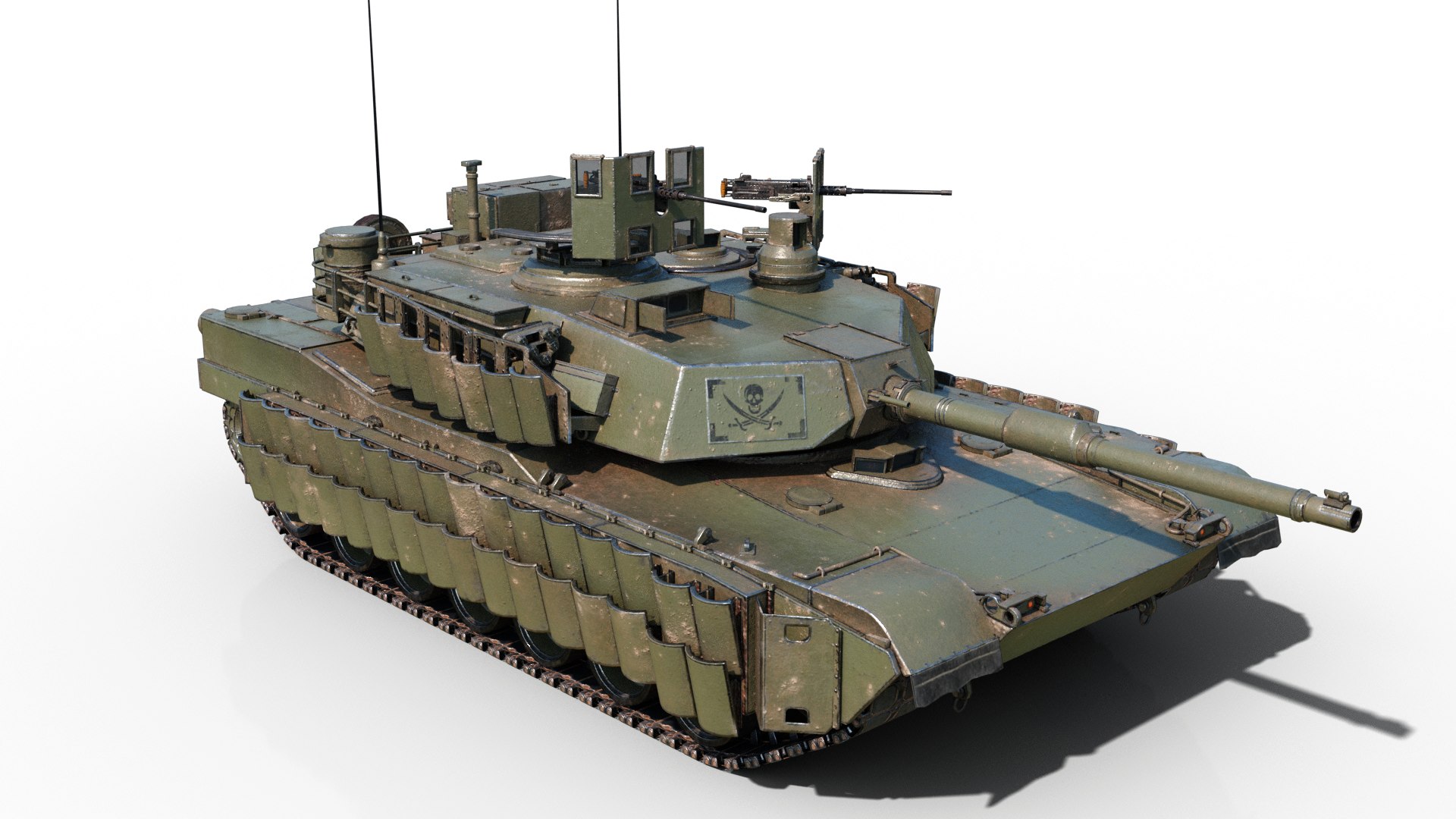3D 3 Coatings Of USA ARMY M1A2 SEP V3 Abrams Main Battle Tank Model - TurboSquid 2412541