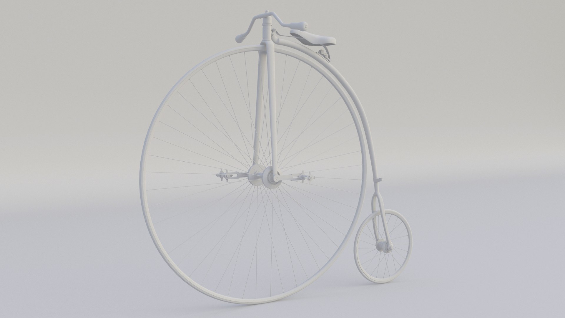 Penny Farthing 3D Model - TurboSquid 1876366