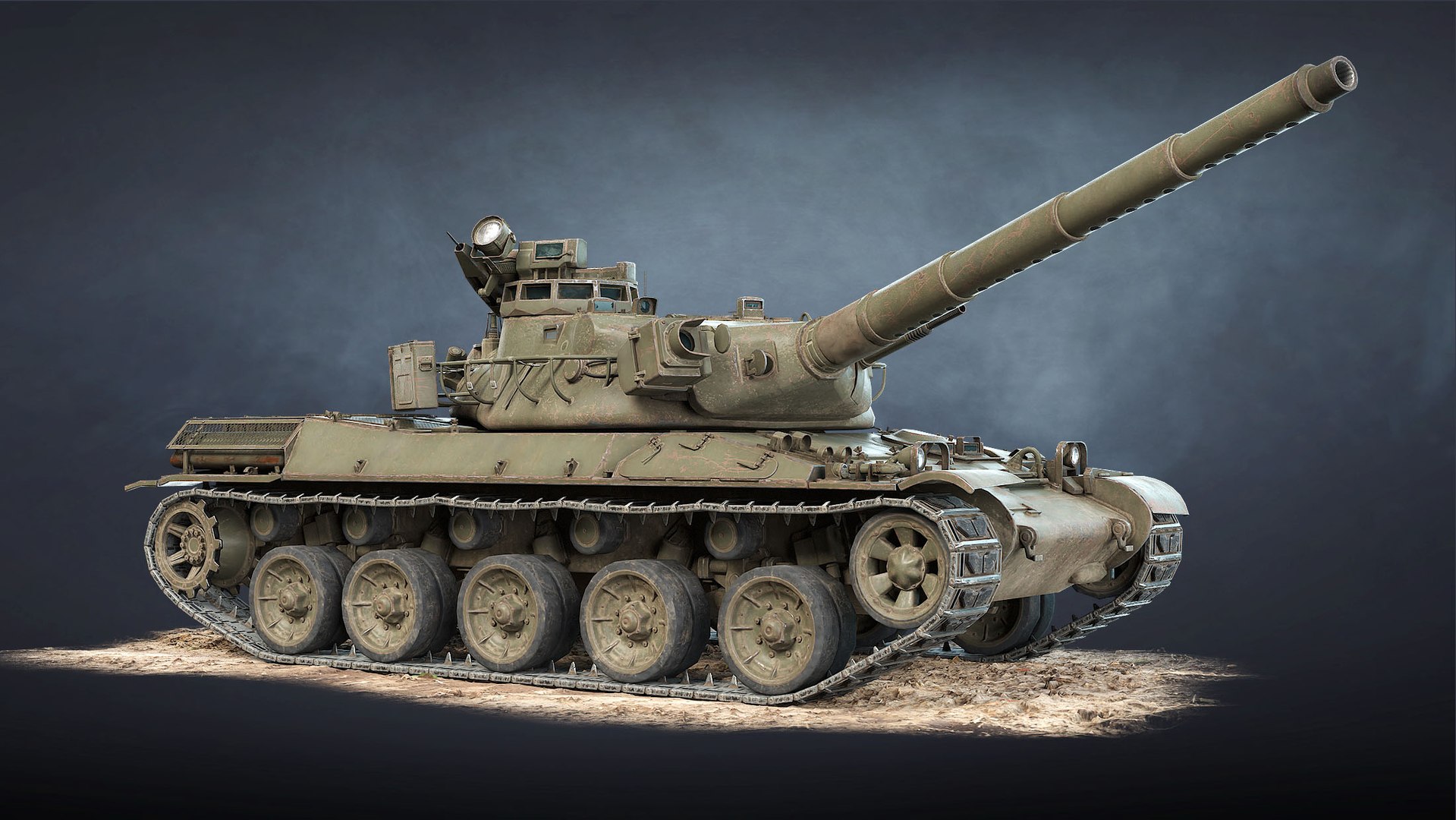 3D AMX-30B2 Tank Game Ready - TurboSquid 2049257