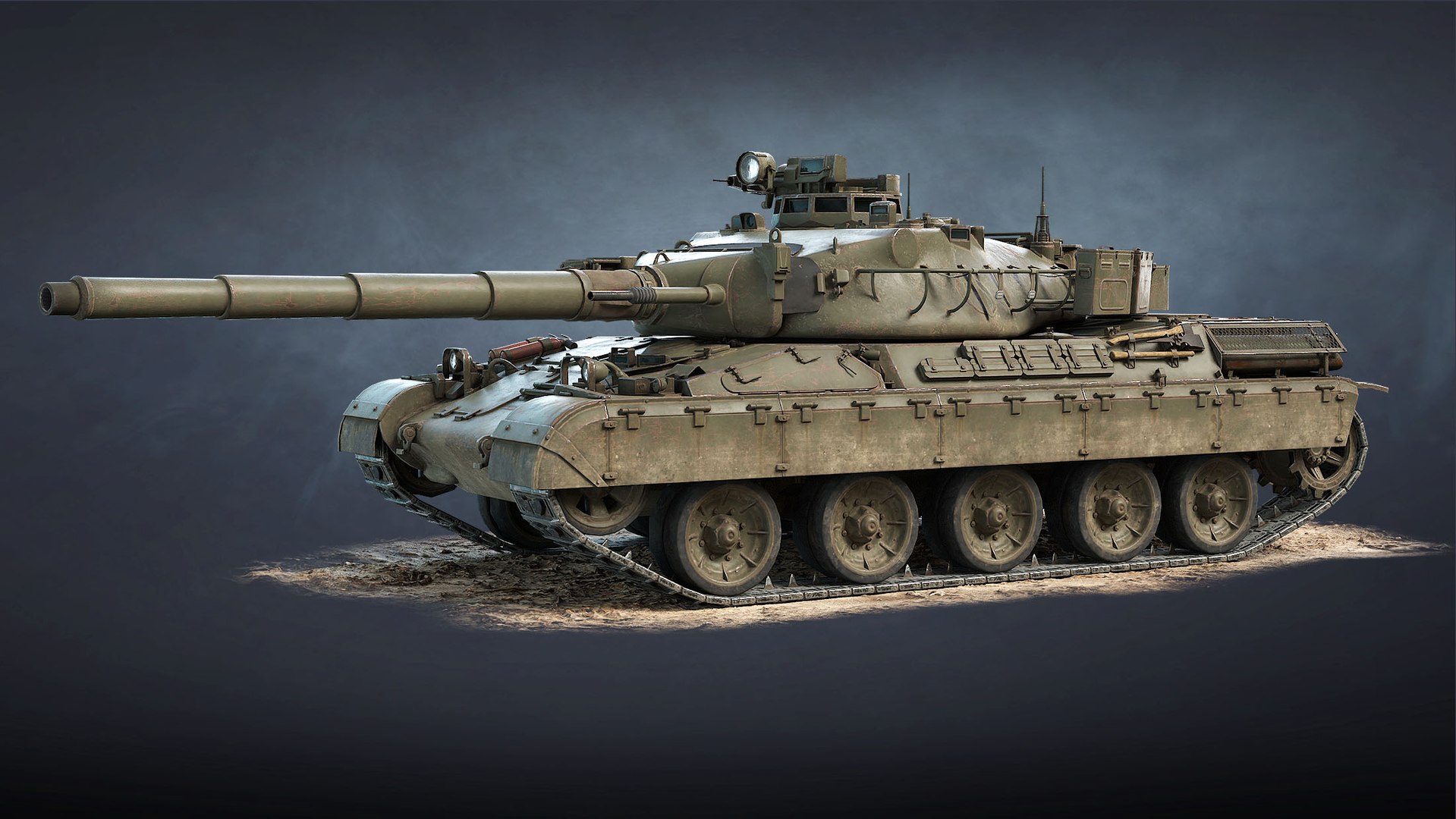 3D AMX-30B2 Tank Game Ready - TurboSquid 2049257