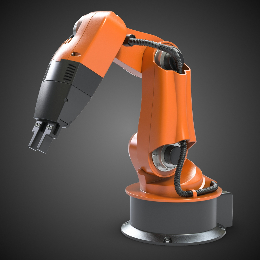 robot arm kuka 3d model