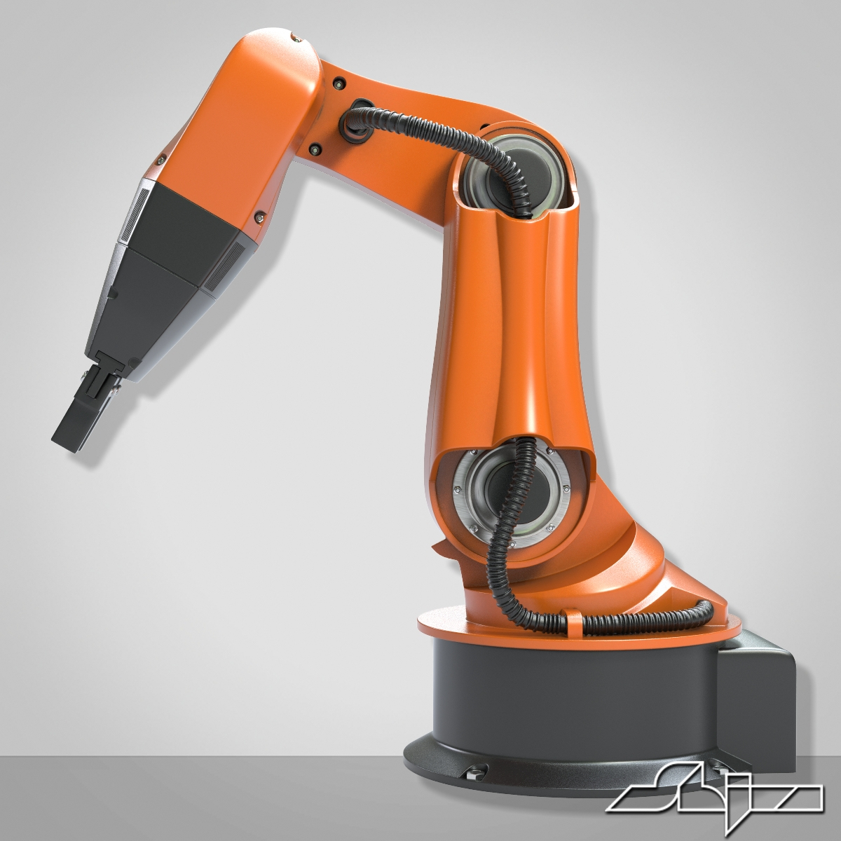 robot arm kuka 3d model