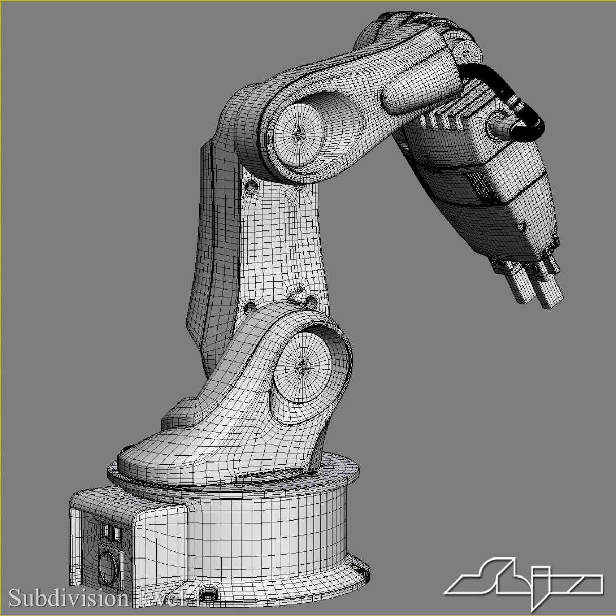robot arm kuka 3d model