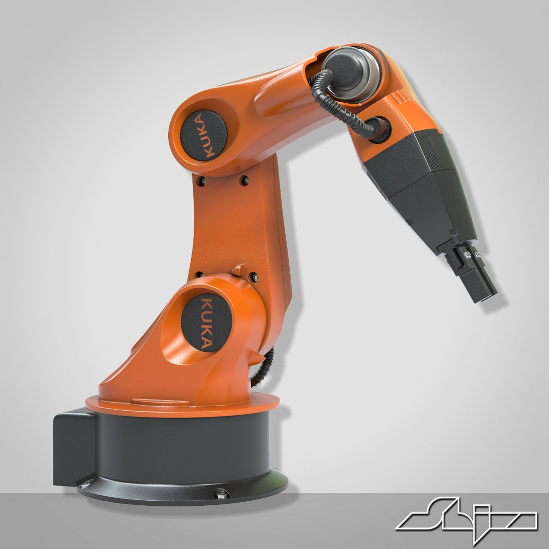robot arm kuka 3d model