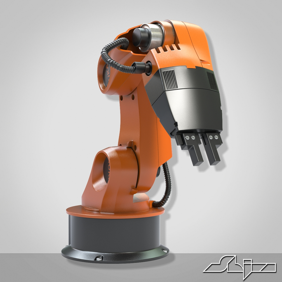 robot arm kuka 3d model