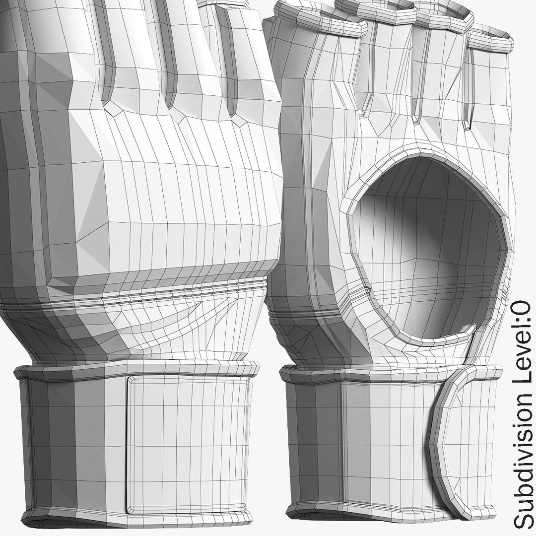 Ufc Official Fight Gloves 3D - TurboSquid 1184280