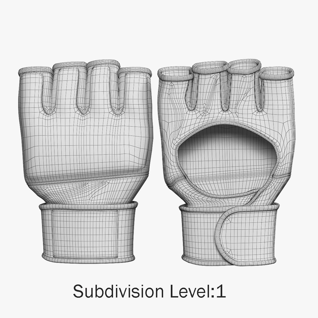 Ufc Official Fight Gloves 3D - TurboSquid 1184280
