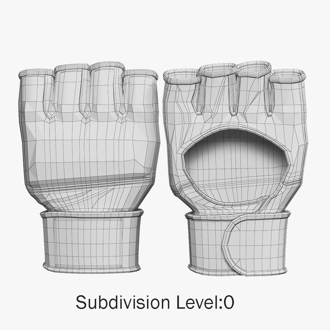 Ufc Official Fight Gloves 3D - TurboSquid 1184280
