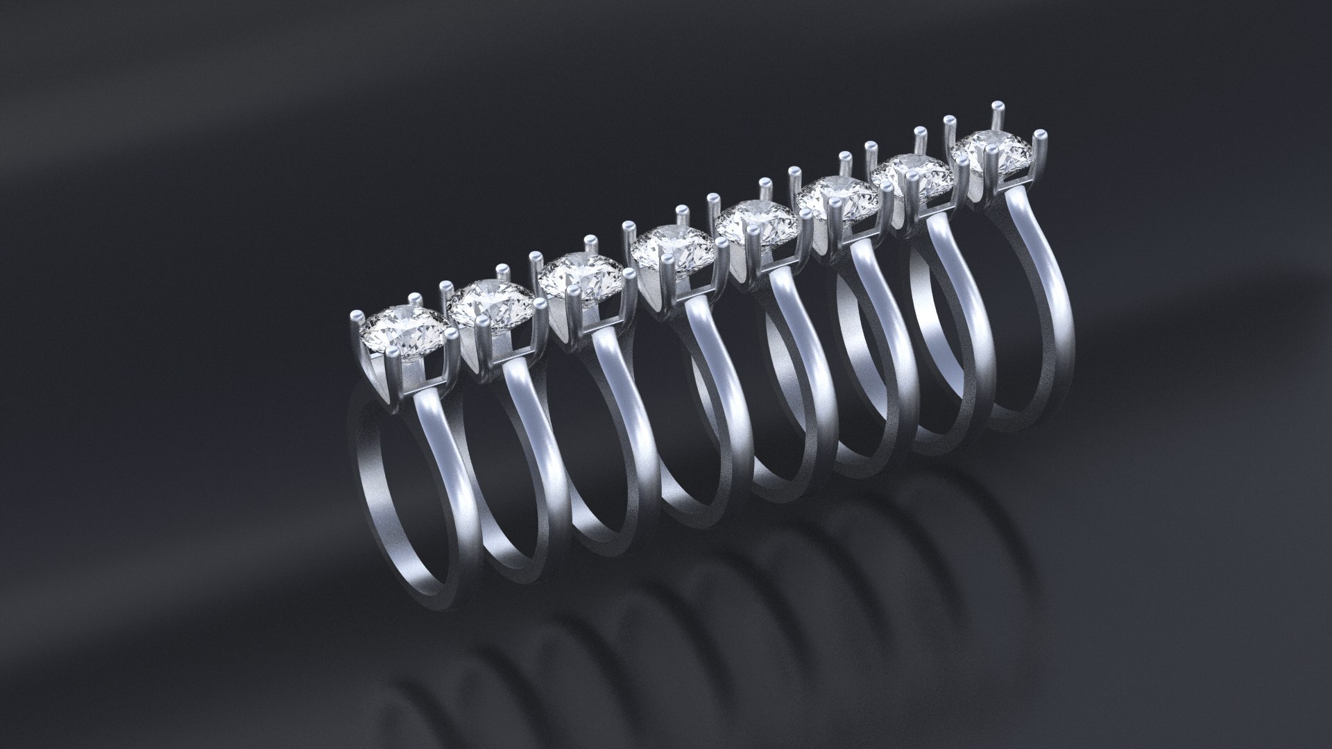 3D Model Engagement Ring With Gem Cnc Model Or Print 3D Print Model ...