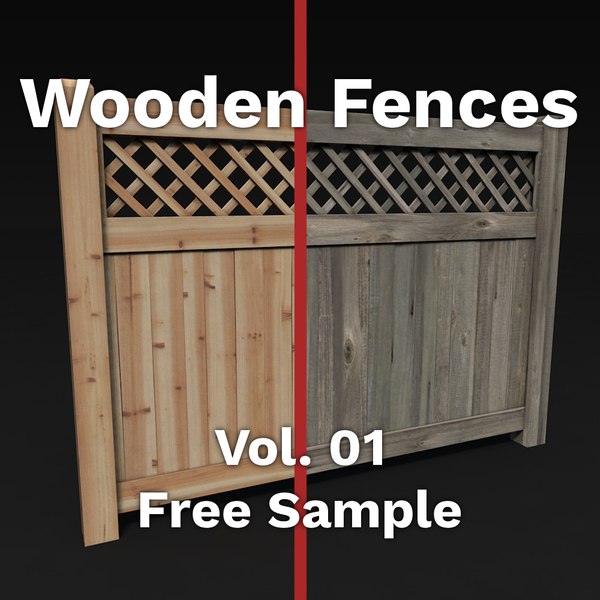 Free Wooden Fence 3D Models for Download | TurboSquid
