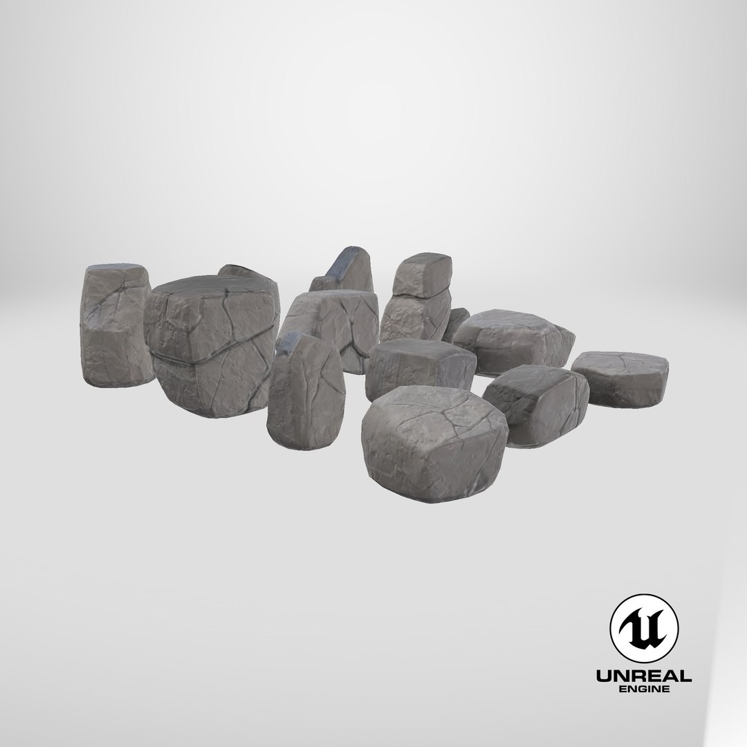 Rock Environment Pack 3D Model - TurboSquid 2306299
