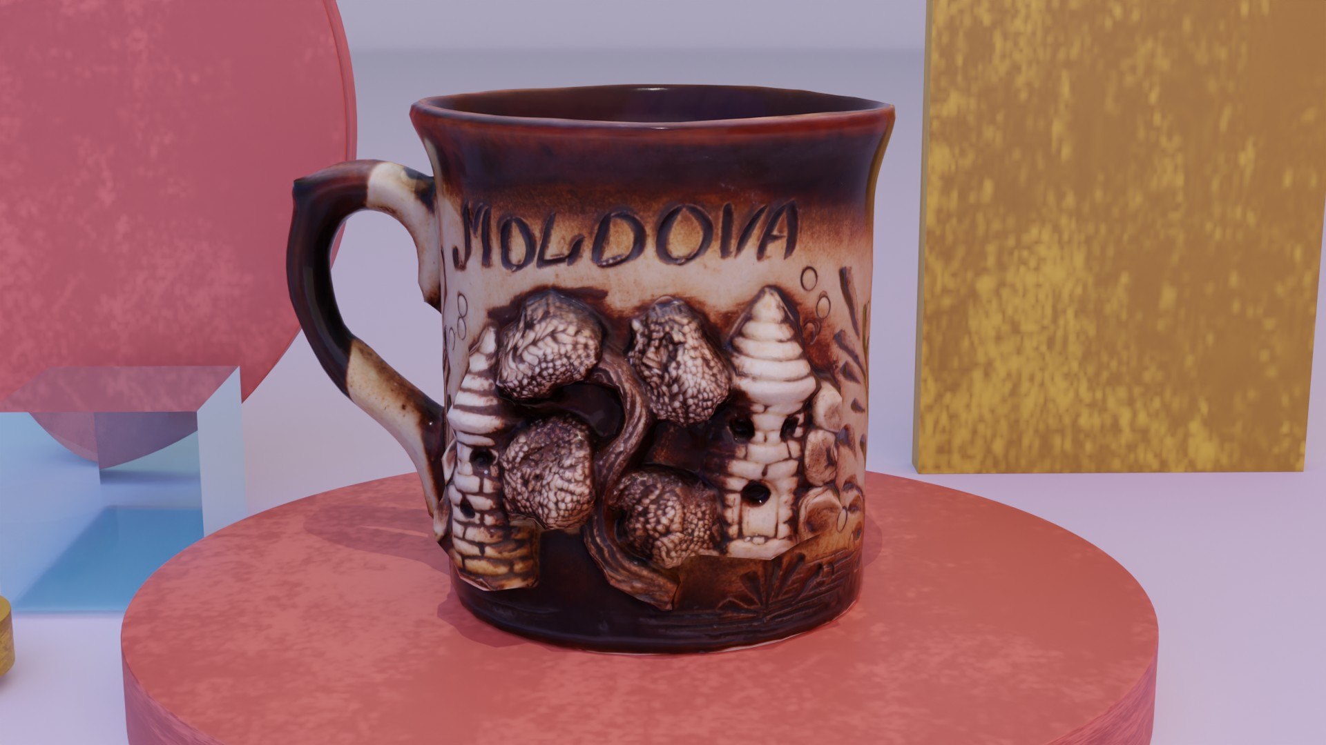 Ethnic Clay Cup 01 Low-poly 3D Model 3D Model - TurboSquid 1952273
