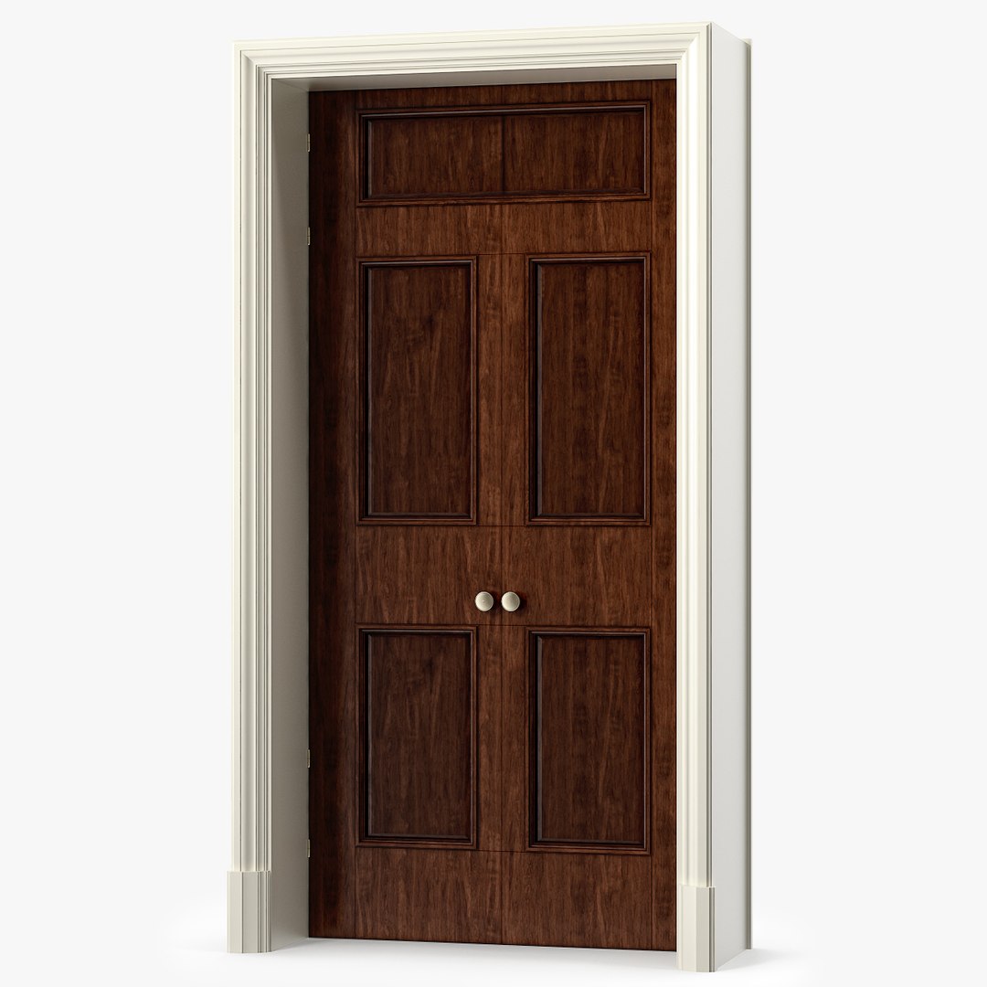 3d Door Simple Double Model