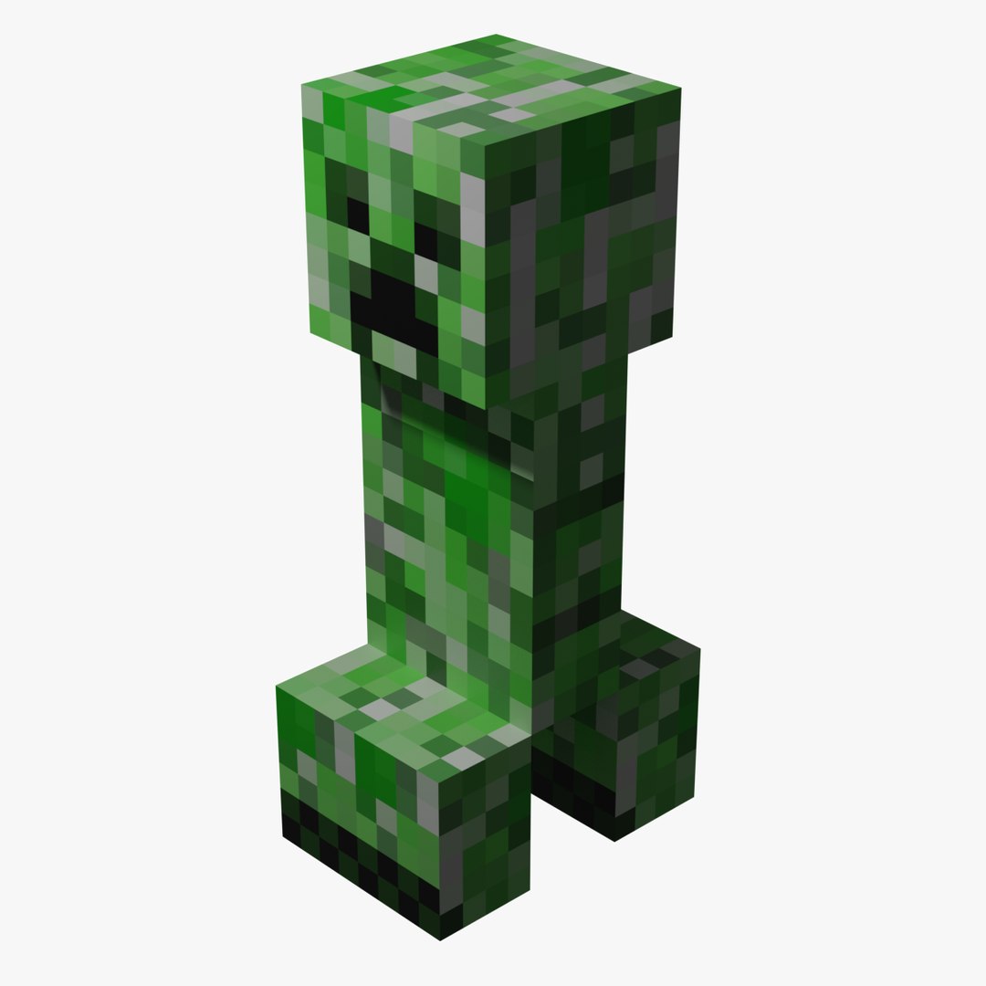 3D Minecraft Creeper - TurboSquid 1730663