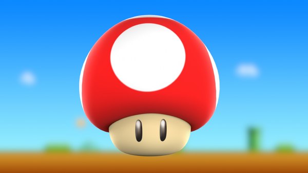modelo 3d Hongo Mario Modelo - TurboSquid 1622445