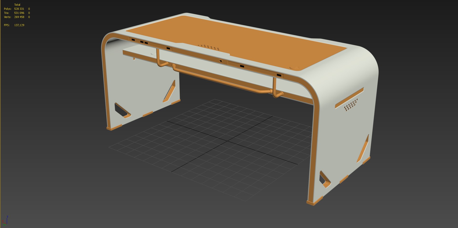 Table Sci Fi 02 3D Model - TurboSquid 1295481
