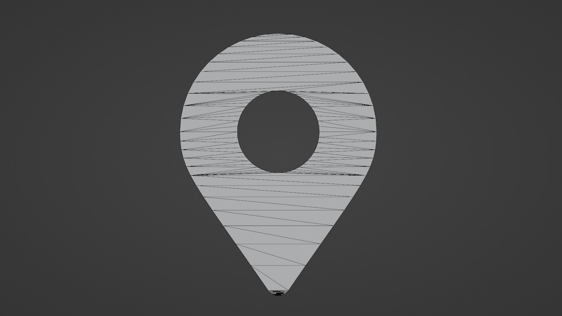 Black Map Pointer Model - TurboSquid 2008091