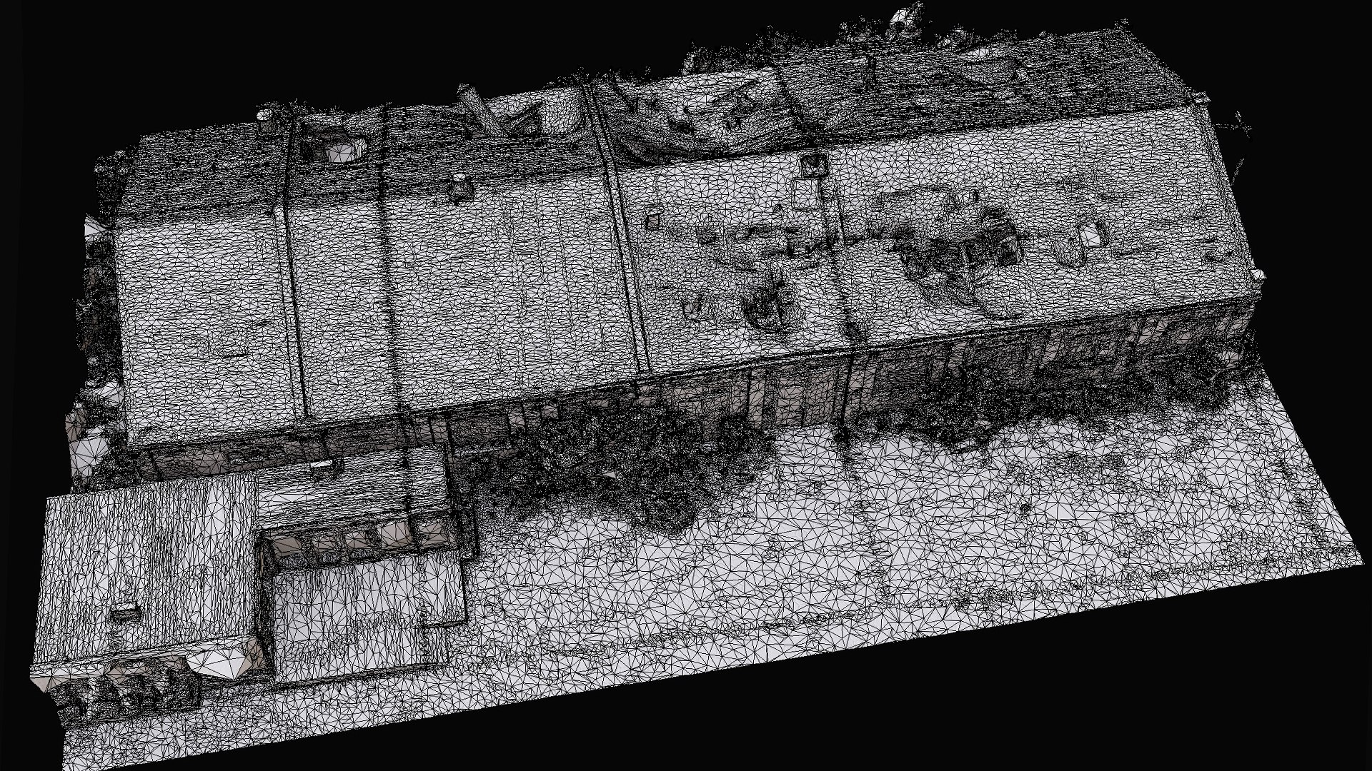 3D Ww2 Old Factory Bricks Destroyed Roof Photogrammetry - TurboSquid ...