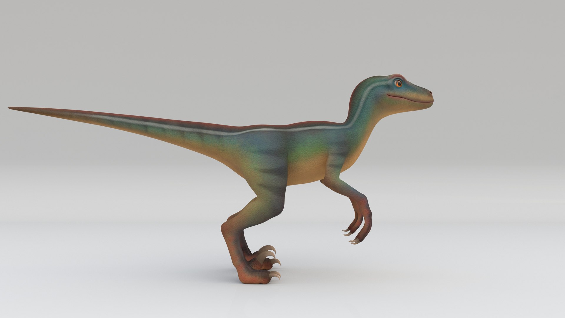 3D Velociraptor ANIMATED Model - TurboSquid 1963489