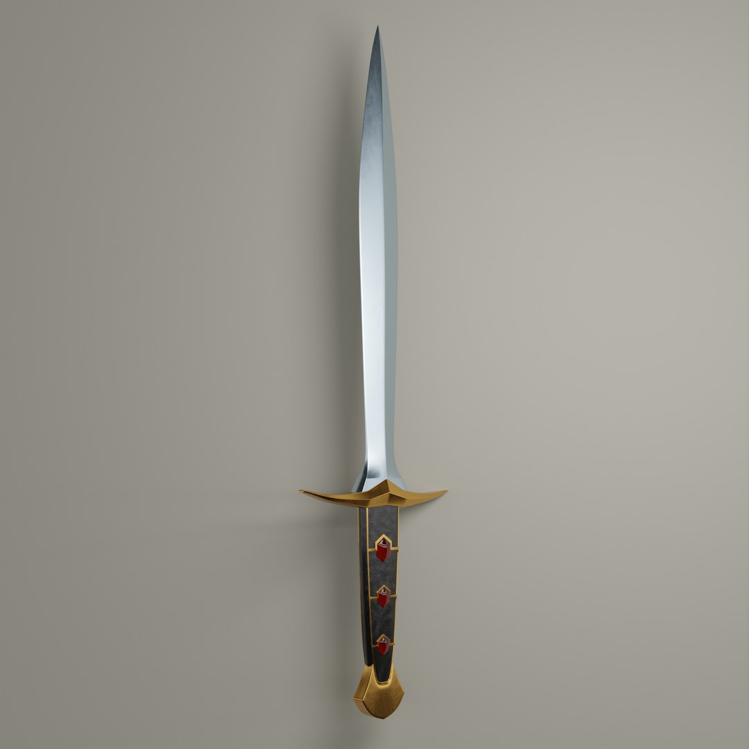Simple Sword 3D Model - TurboSquid 2051390
