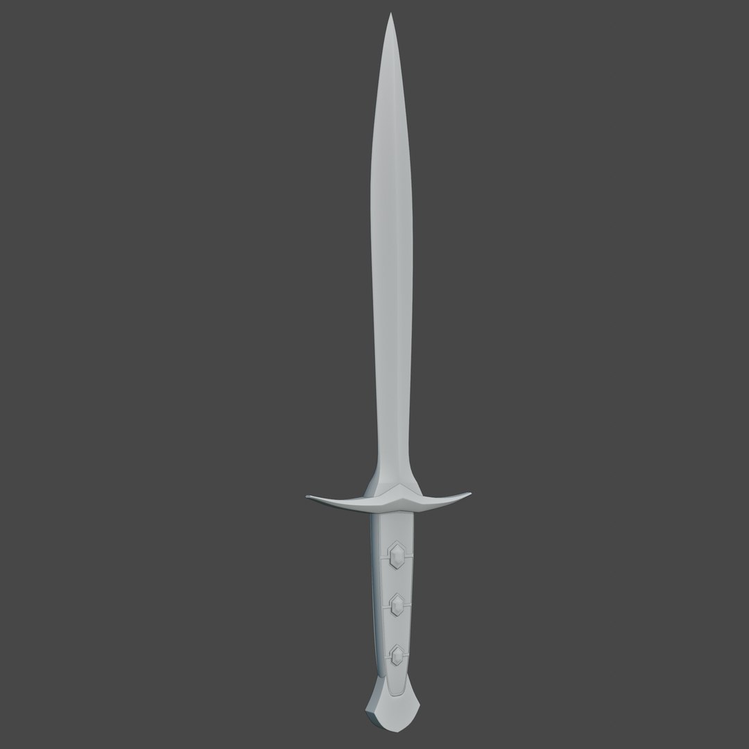 Simple Sword 3D Model - TurboSquid 2051390
