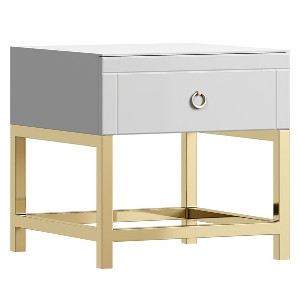 Bedside table model - TurboSquid 1634586