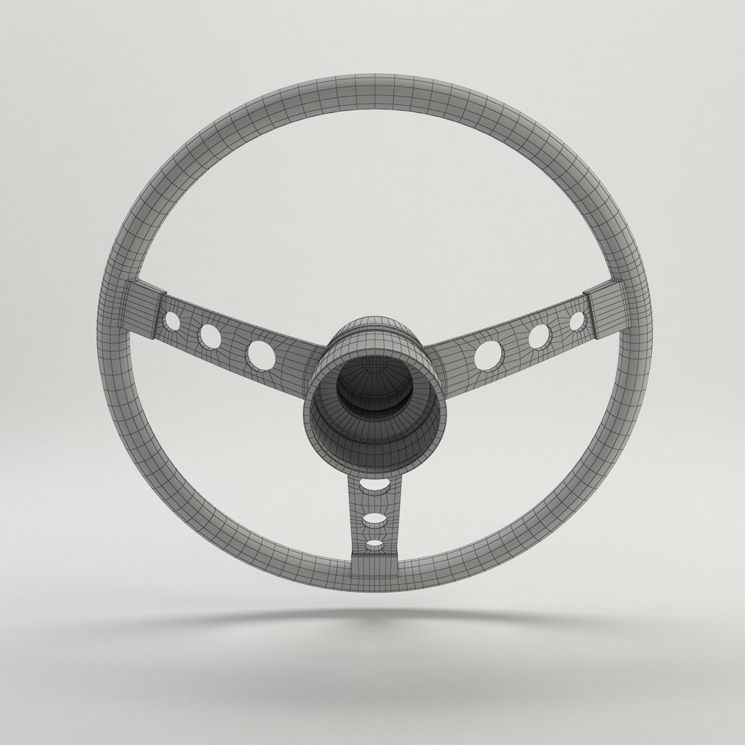 Steering Wheel Car Materials 3d Model