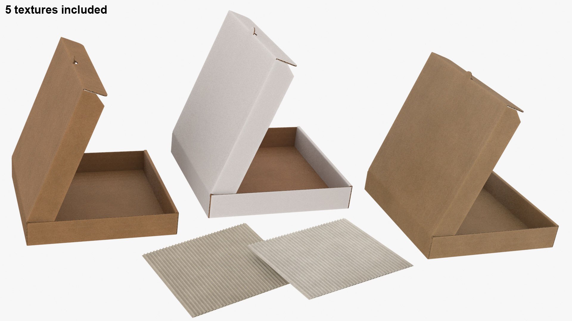 3D Model Pizza Box Medium - TurboSquid 2153068
