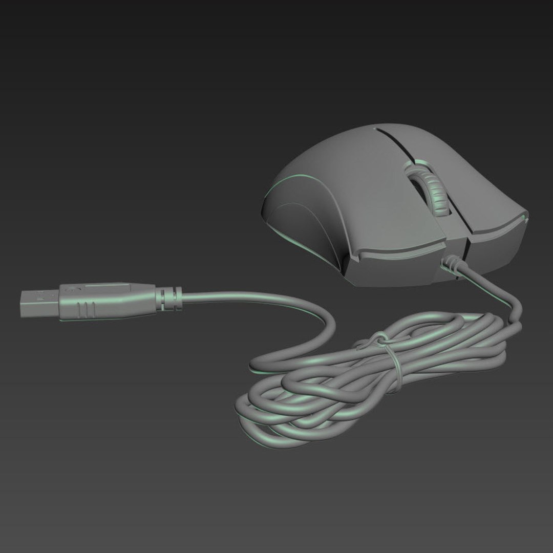 3D Model Razer Deathadder Chroma - TurboSquid 1336505