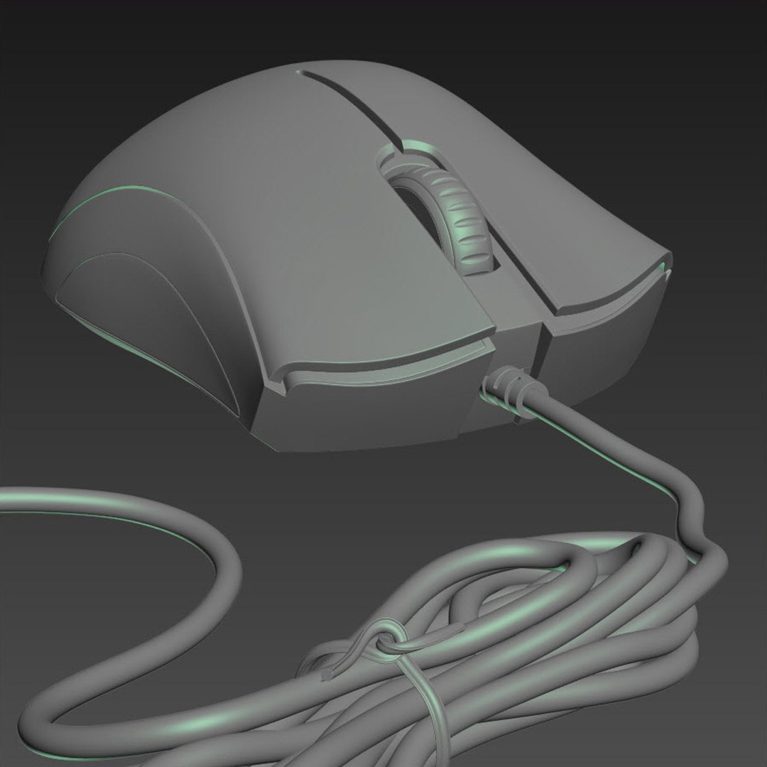 3D Model Razer Deathadder Chroma - TurboSquid 1336505