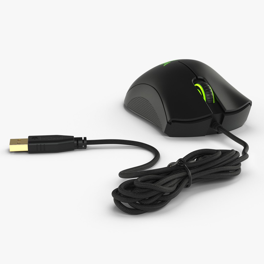 3D Model Razer Deathadder Chroma - TurboSquid 1336505
