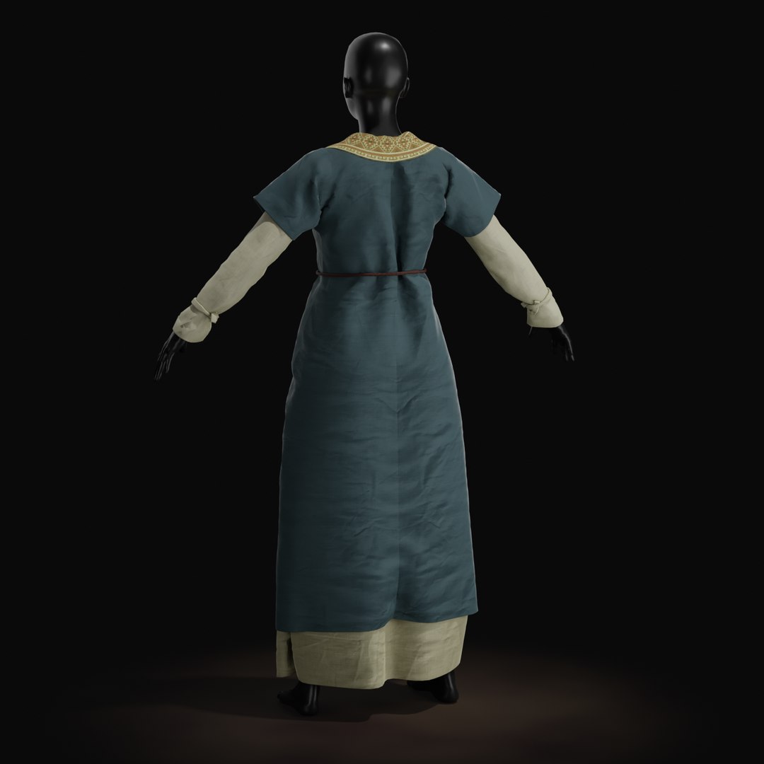 3D Dress Merlin Model - TurboSquid 1823356