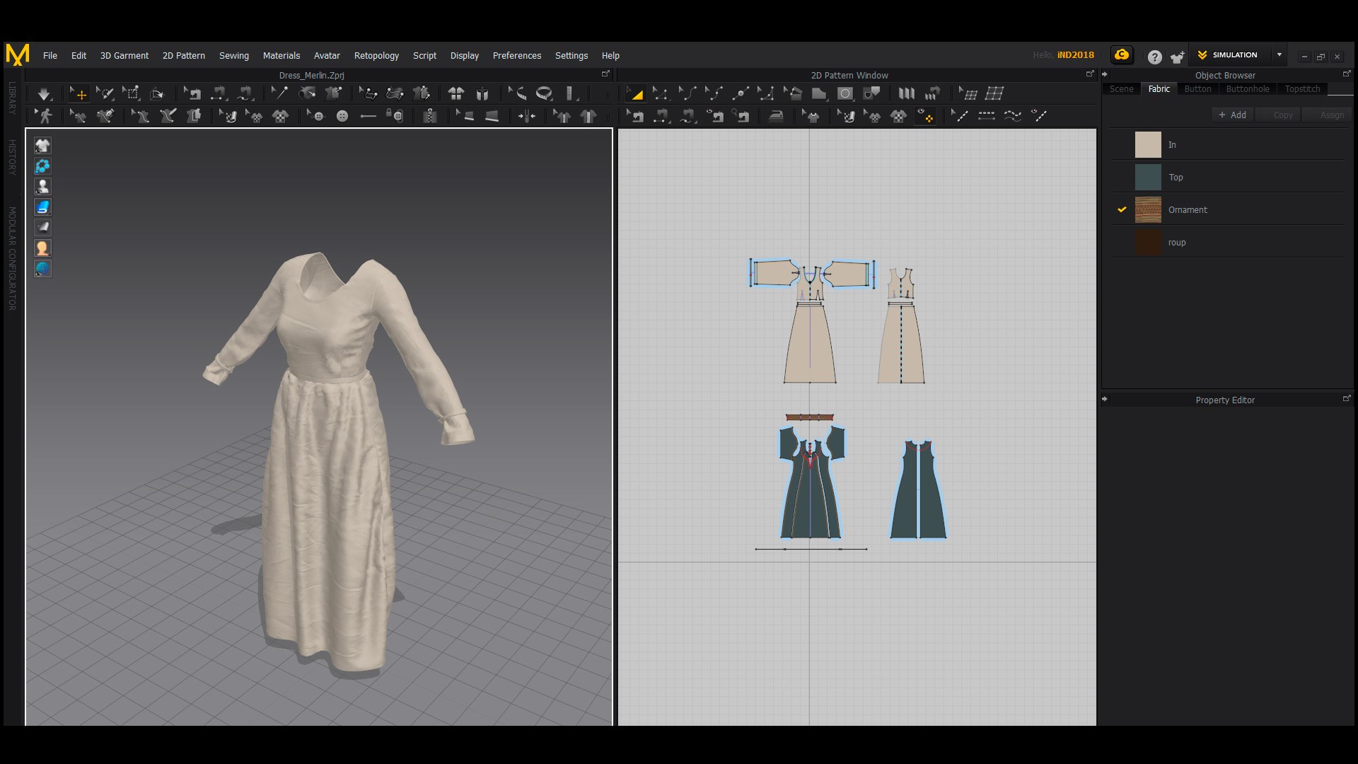 3D Dress Merlin Model - TurboSquid 1823356