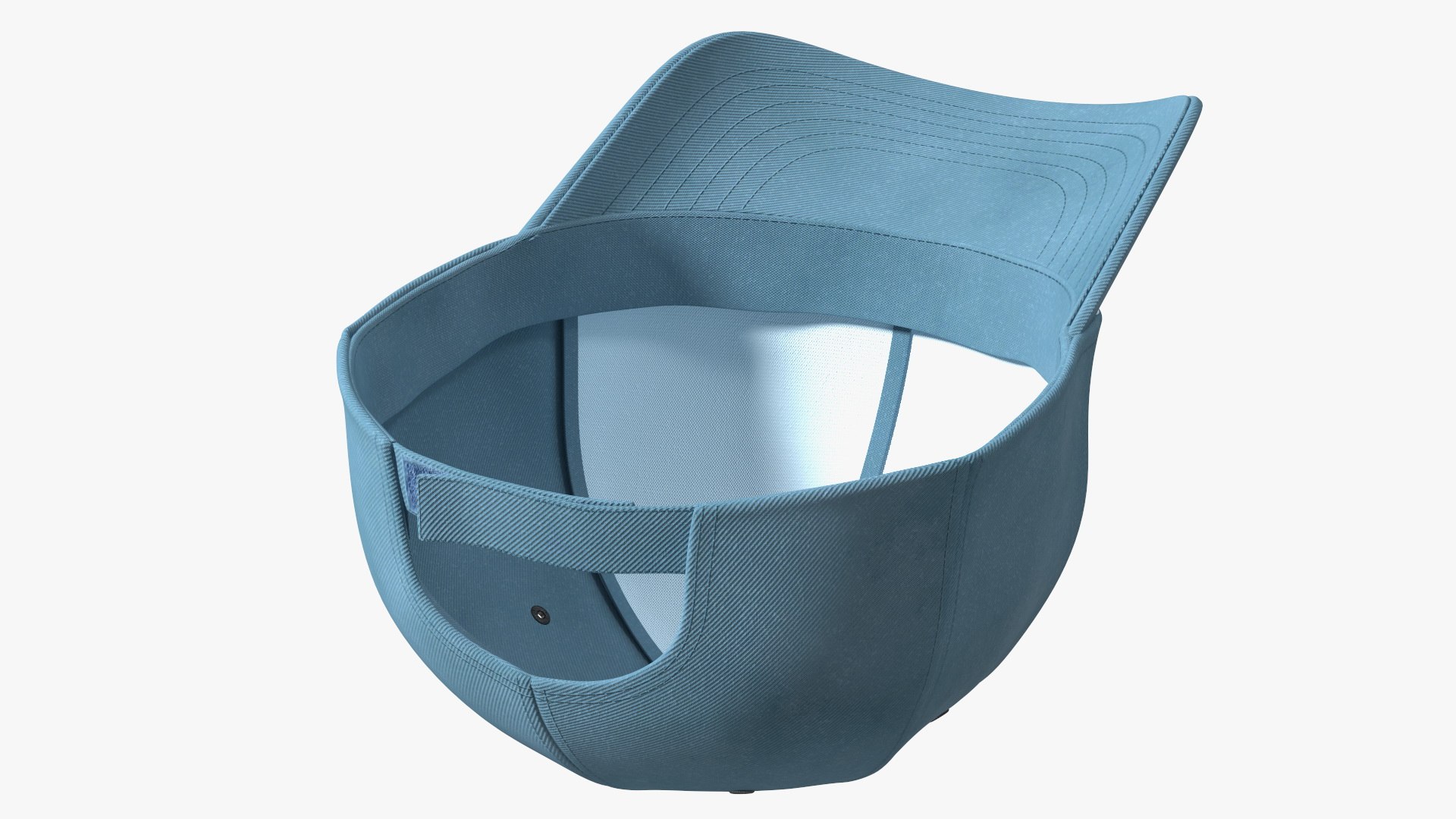 3D Cap Your Brand Blue - TurboSquid 1908104