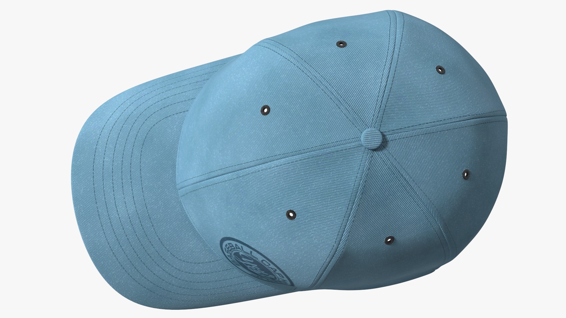 3D Cap Your Brand Blue - TurboSquid 1908104