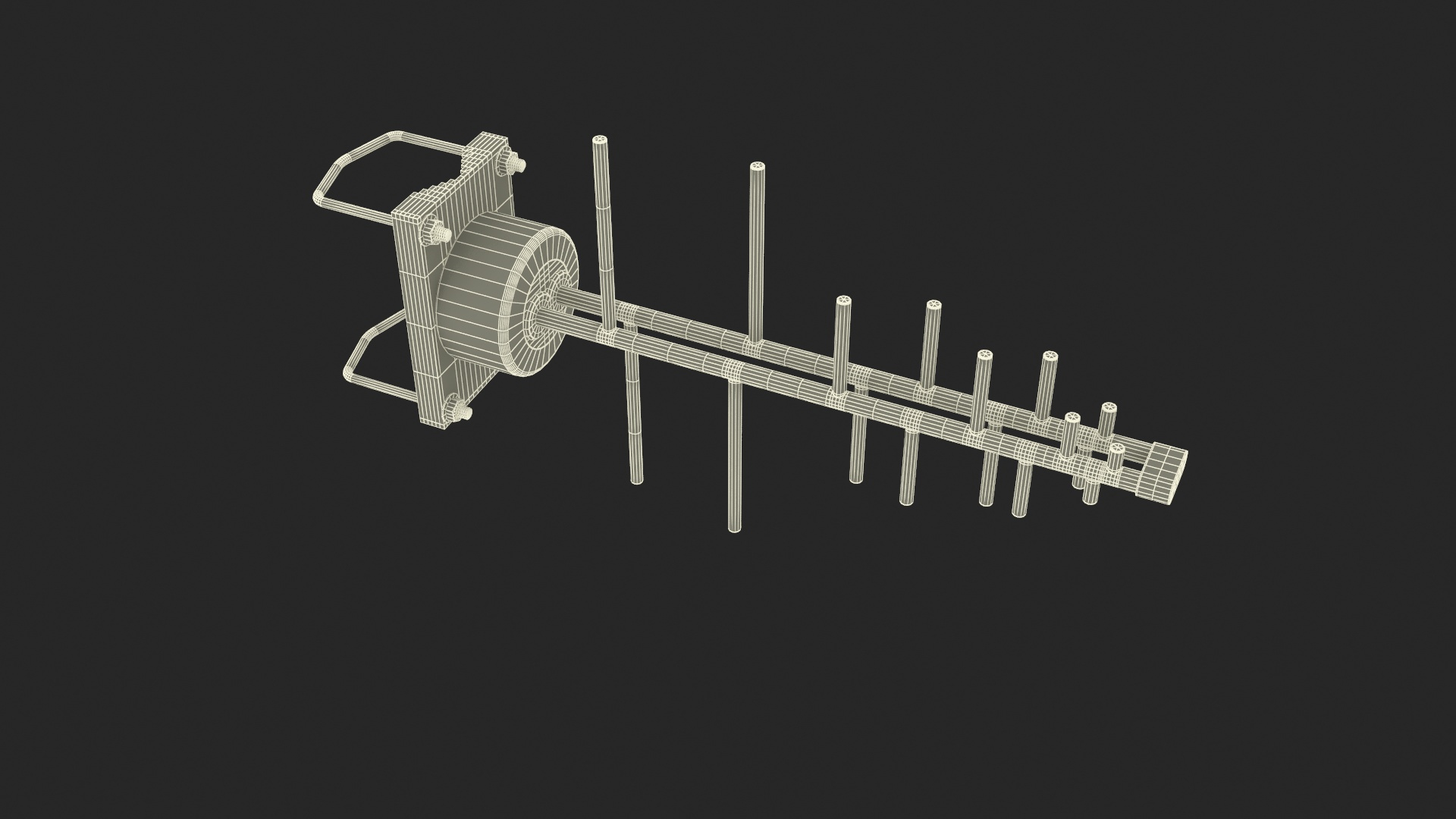 3D 4G Outdoor Antenna White Model - TurboSquid 2170508