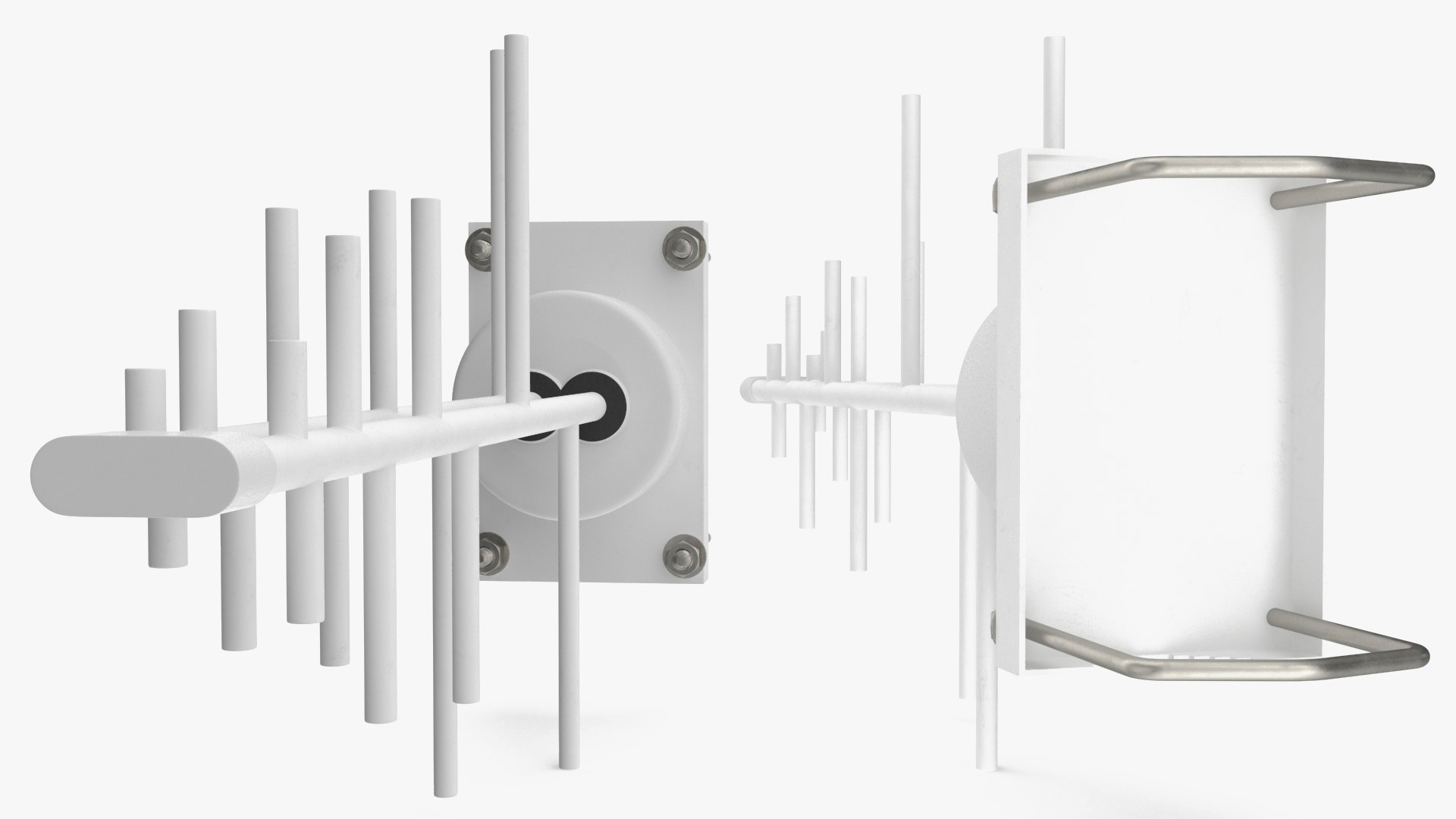 3D 4G Outdoor Antenna White Model - TurboSquid 2170508