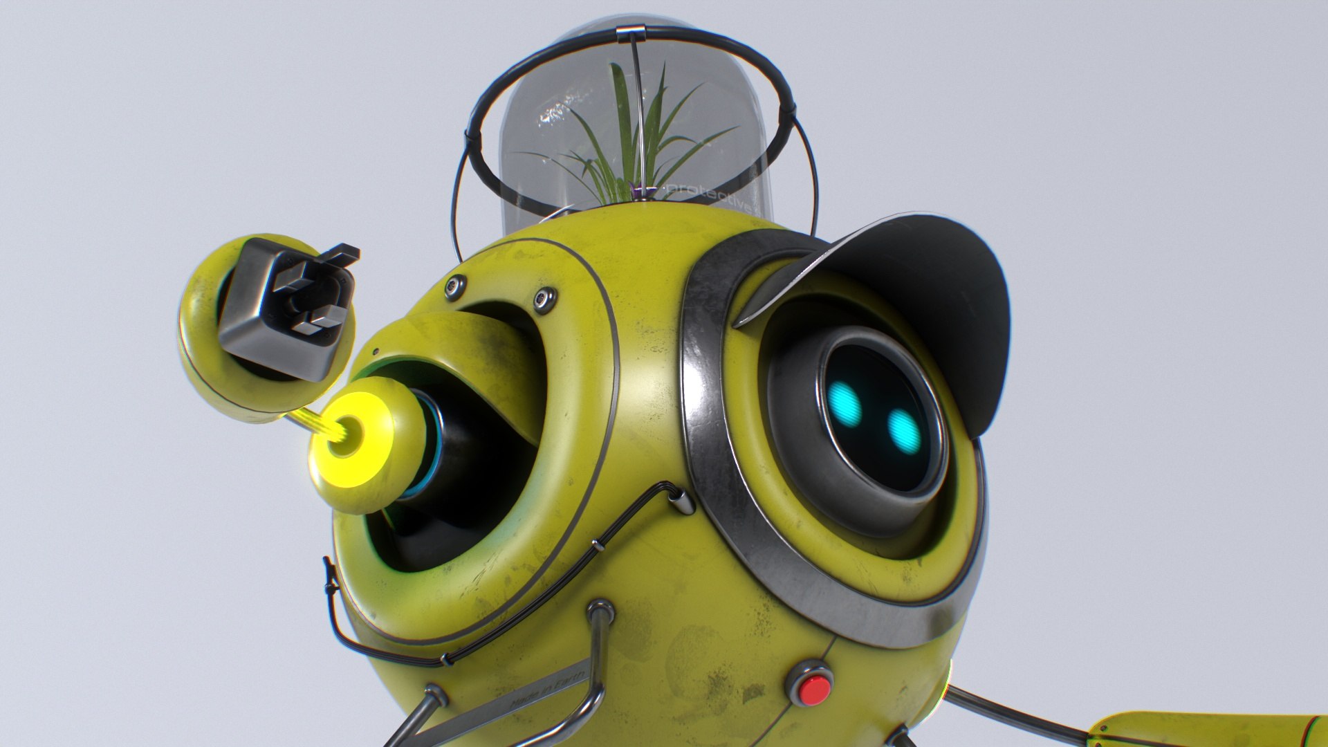 3D Planting Robot Fantasy Character - TurboSquid 2001749