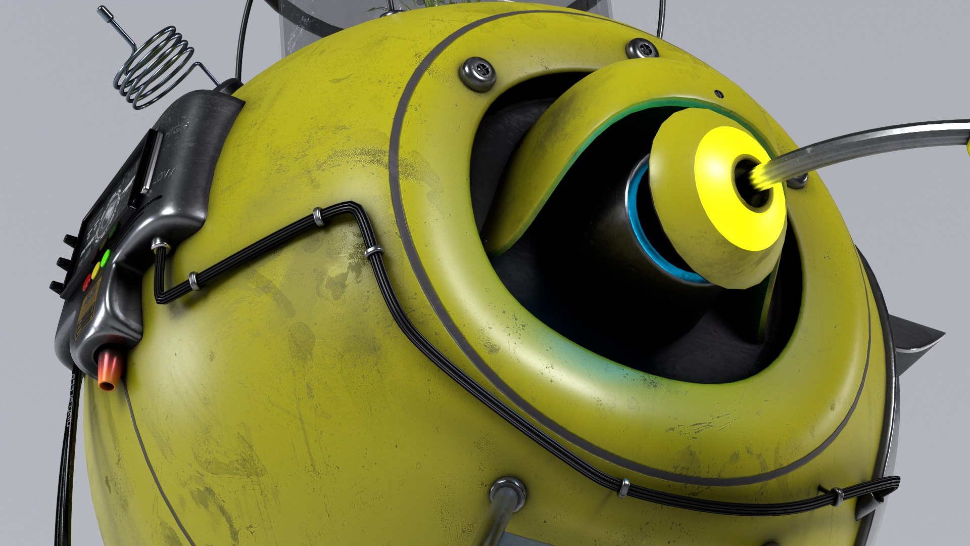 3D Planting Robot Fantasy Character - TurboSquid 2001749