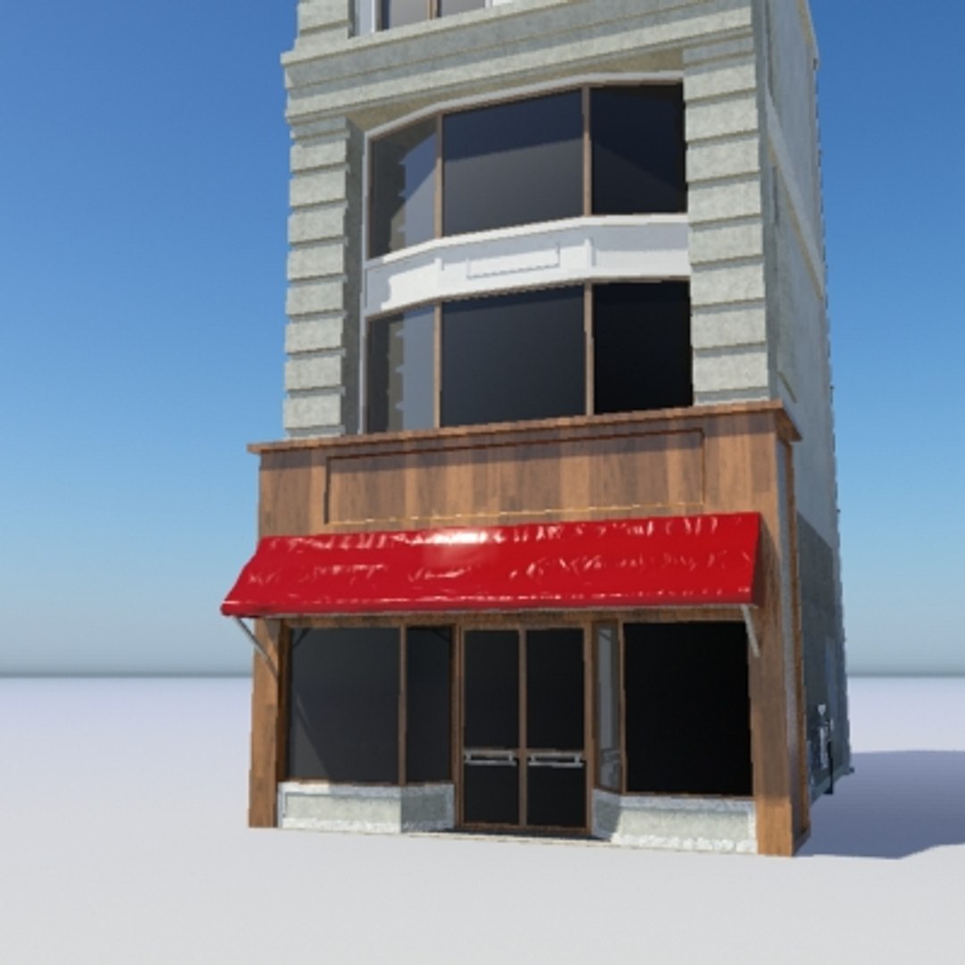 3ds max city building store