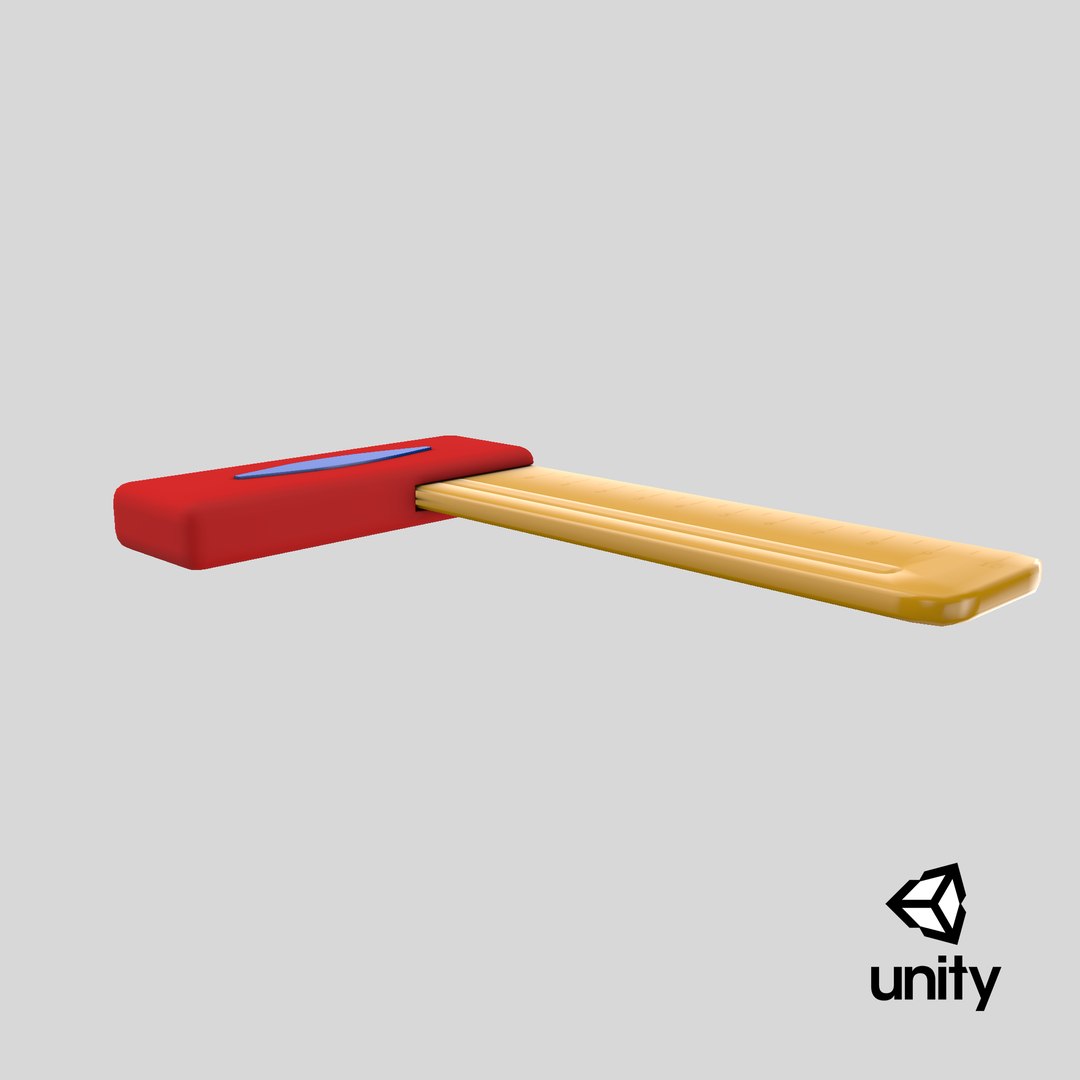 Toy rulers 3D - TurboSquid 1356775