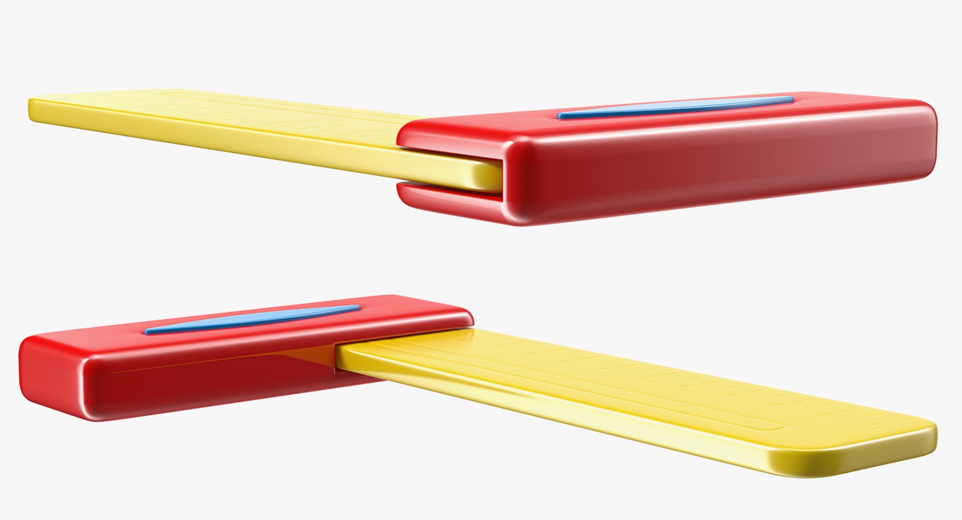 Toy rulers 3D - TurboSquid 1356775