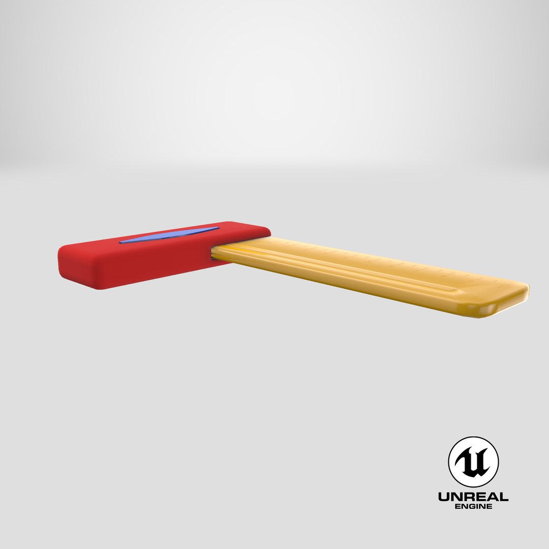Toy rulers 3D - TurboSquid 1356775