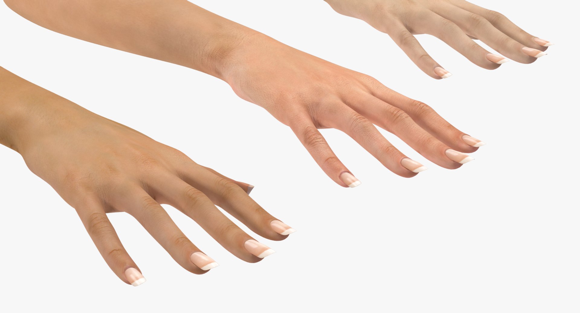 3D female rigged hands model - TurboSquid 1515475