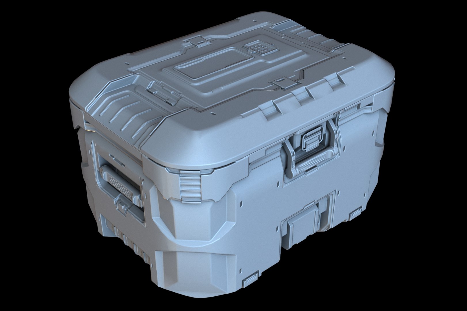 3D Box Sci Fi - TurboSquid 1470098