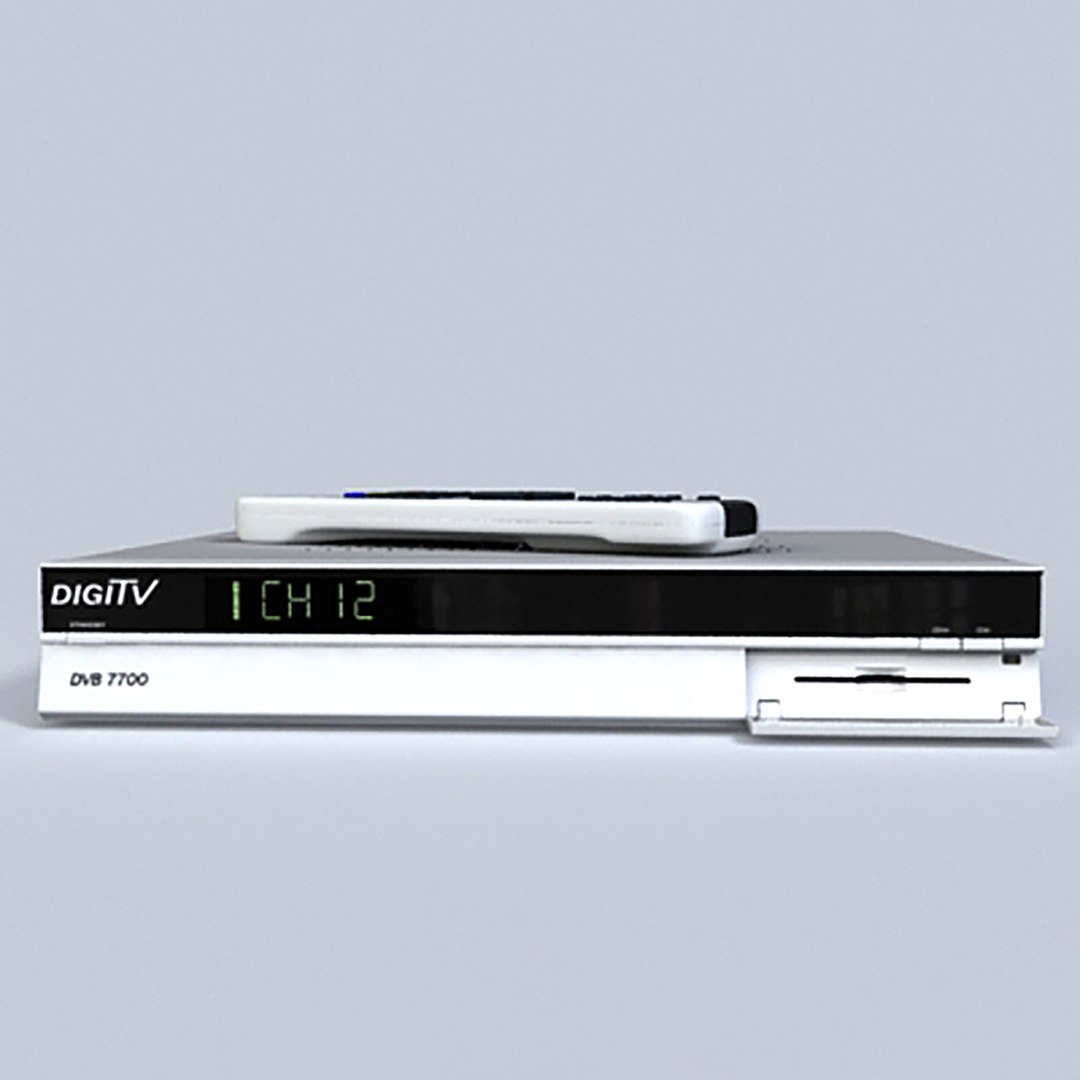 3D Model Digital TV Reciver - TurboSquid 2506134