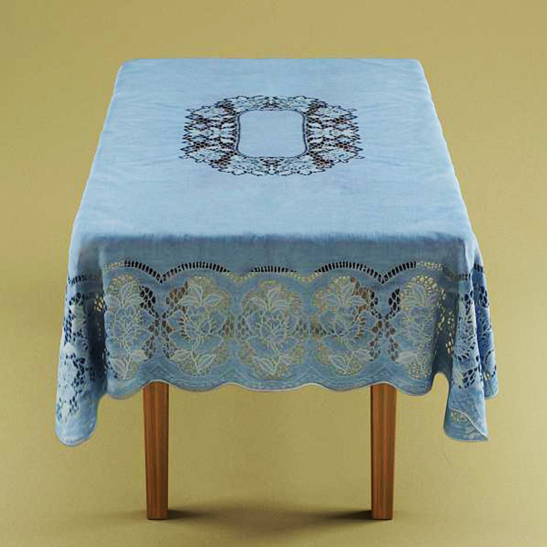 3d Model Table Table-cloth