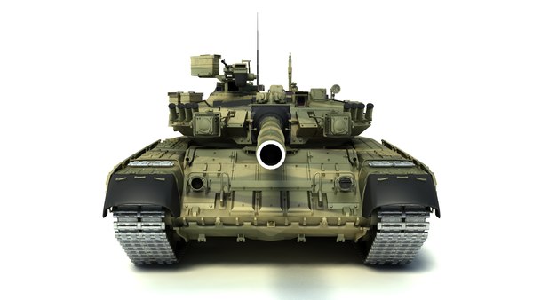 3d model of t-80ud main battle tank